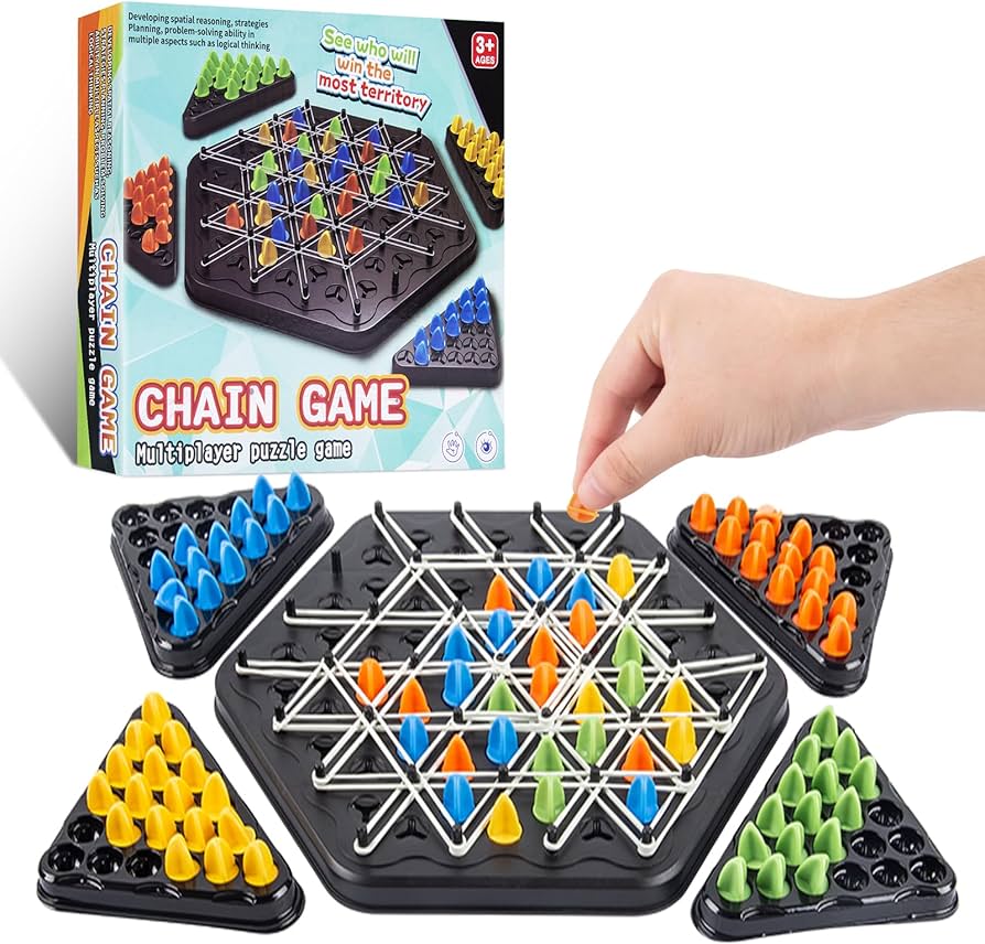 TRIANGLE GAME – Joc cu benzi elastice - Sweetbuy